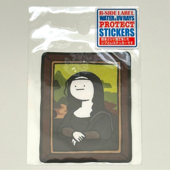 B-Side Label | Design | Mona Lisa Bside Label Sticker Japan Exclusive ...